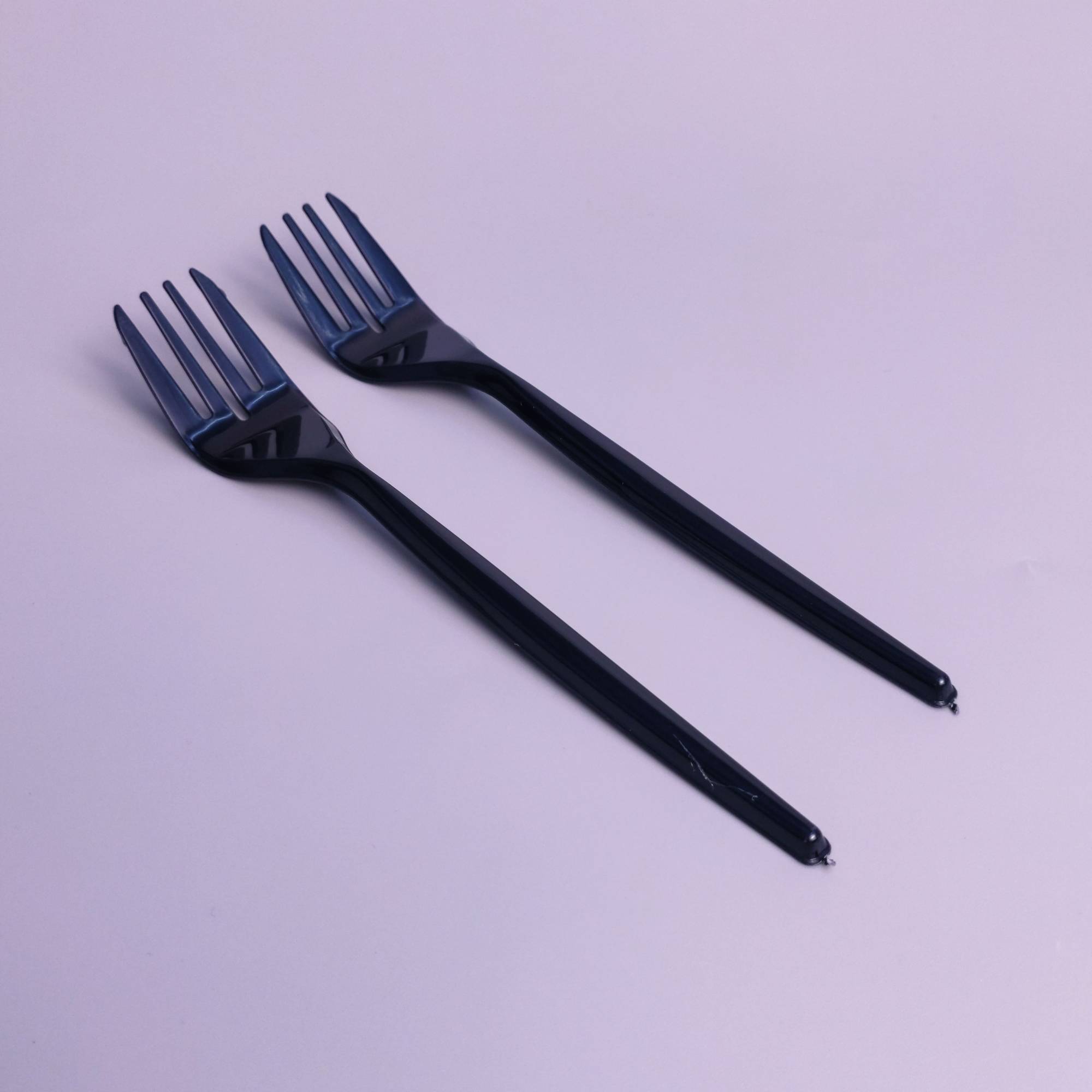 Black Plastic Fork
