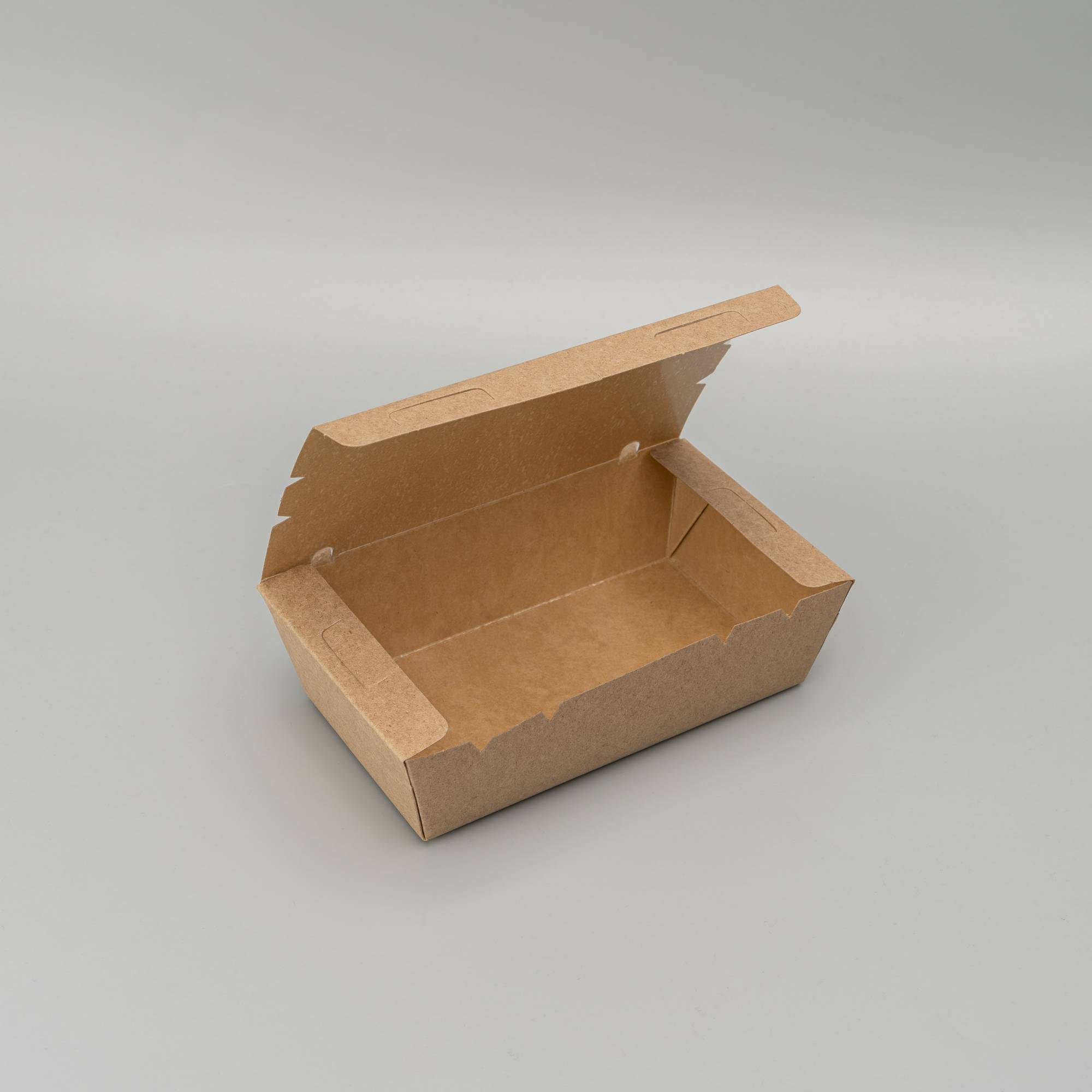  M 700ml Brown Paper Lunch Box W Self Lock